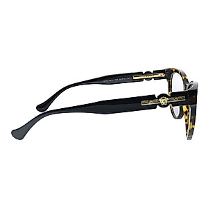 Versace VE 3304 108 Havana Plastic Cat-Eye Eyeglasses 51mm