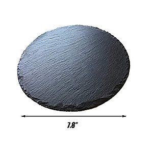 Tfwadmx Reptile Basking Platform,Tortoise Rock Slate Plate Feeding Platform Food Bowl Dish Turtle Bathing Rock Resting Terrace for Lizard Bearded Dragon Chameleon Gecko Snake Frog Newt