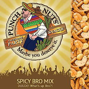 Punch in the Nuts - Spicy Trail Mix Bulk - MADE IN THE USA Snacks - Funny Gag Gifts for Men - Food Gift