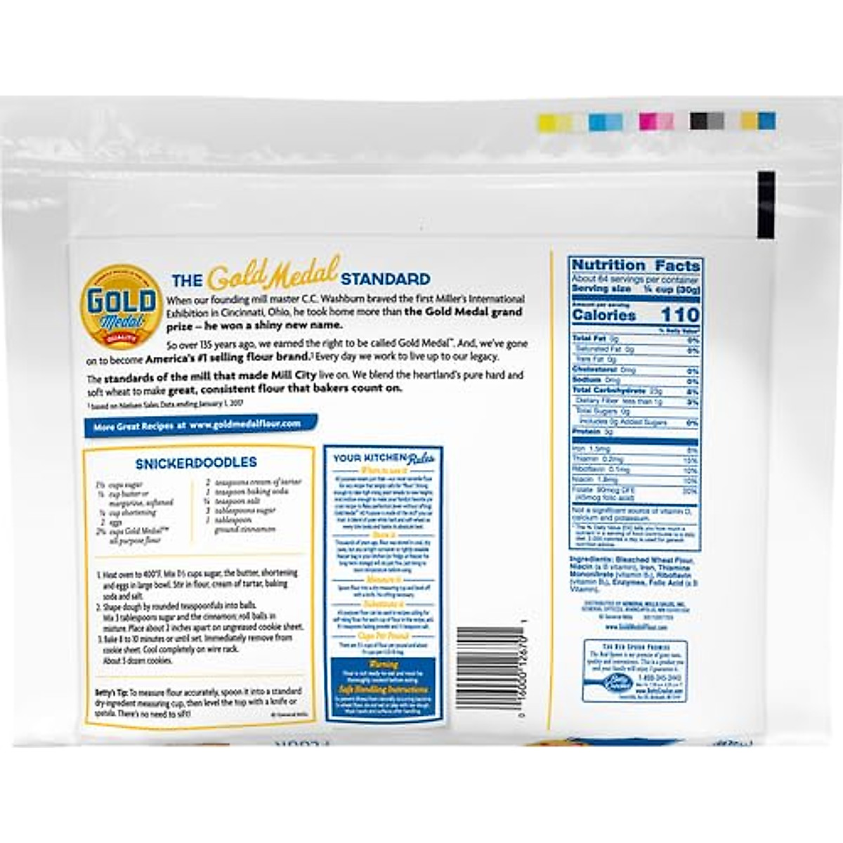Gold Medal All Purpose Flour with Resealable Bag, 4.25 pounds