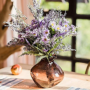 G Home Collection RusticReach Artificial Flower Bouquet Purple Country Flowers 20" Tall