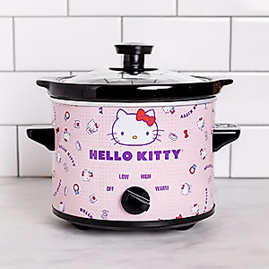 Uncanny Brands Hello Kitty 2qt Slow Cooker - Cook With Your Favorite Sanrio Characters