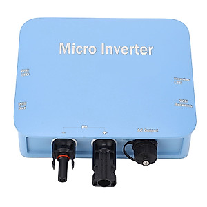 Solar Micro Inverter, 120V 230V WiFi Solar Grid Tie Inverter IP65 Waterproof, MPPT Pure Sine Waving Inverter Input 20V-60V Output 80V-280V, Automatic Recognition (300W)