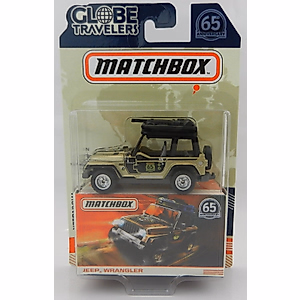 MATCHBOX Globe Travelers Gold/Black JEEEP Wrangler 65TH Anniversary