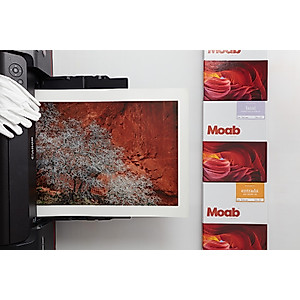 Moab Entrada Rag Bright 190, 100% Cotton Fine Art Archival Inkjet Paper, 2-Sided, Smooth (Hotpress) Bright White Matte, Medium Weight 190gsm, 4 x 6 Inches, 50 Sheets