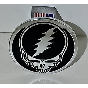 STEAL YOUR FACE BLACK HITCH COVER