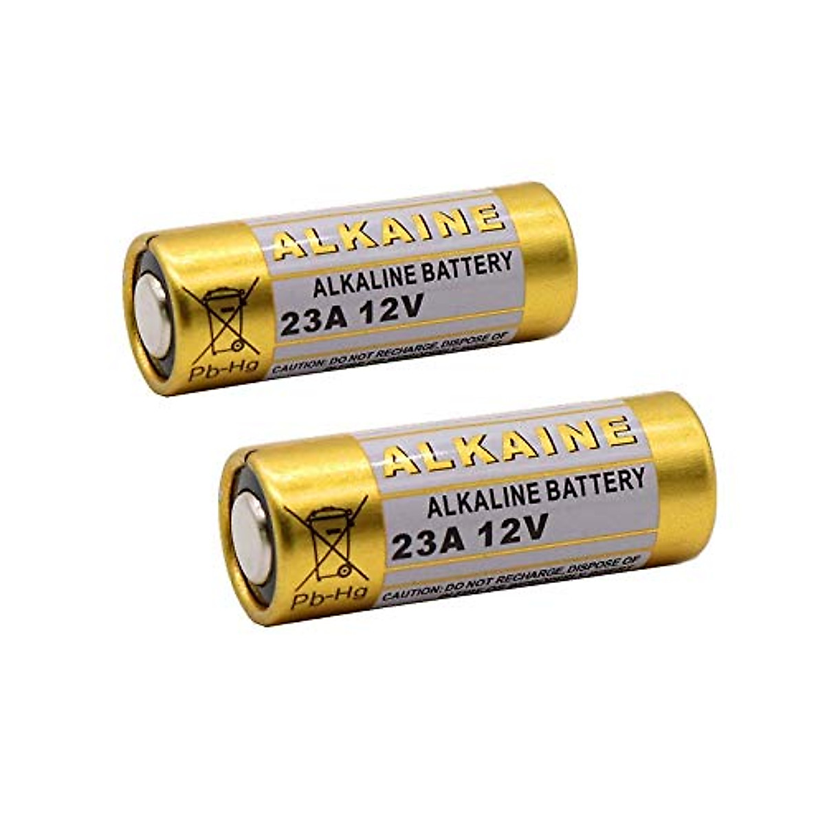 Cotchear A23 12V Alkaline Battery 23A 12 Volt A23 E23A MN21 Replacement Batteries 0% Hg (5Pcs)