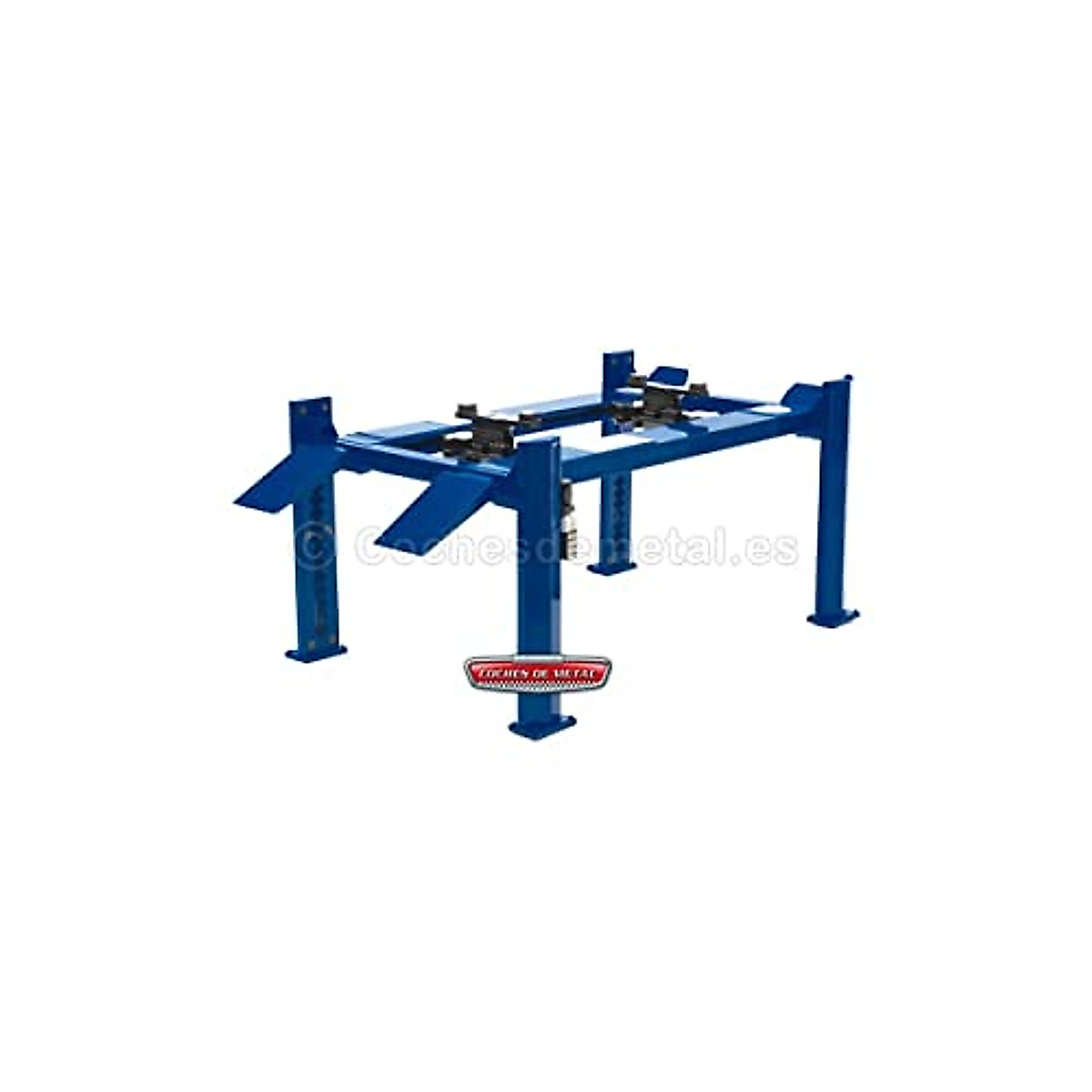 GreenLight Four-Post Lift (1:18 Scale), Blue