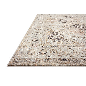 Loloi II Monroe Collection MON-02 Beige/Multi 6'-7" x 9'-3" Area Rug