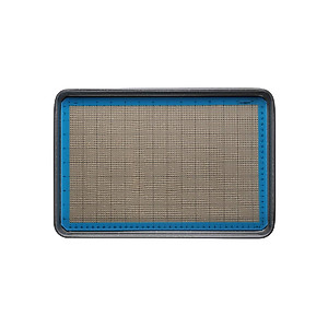 CasaWare 3pc Ultimate Commercial Weight 15 x 10 x 1-inch Cookie Sheet/Cooling Grid/Silicone Mat Bakeware Set (Silver Granite)