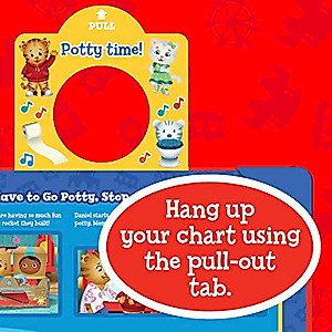 Daniel Tiger Potty Training Reward Chart, Potty Time With Daniel! Workbook Includes Stories, Activities, Stickers, and Sound Button! (Daniel Tiger's Neighborhood)