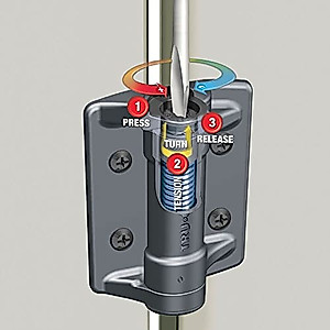 National Hardware N346-206 Truclose Narrow Spring Hinges Black Polymer 2 Pack, 3-13/16"x2-1/2"