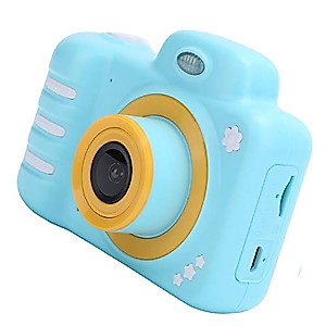 EBTOOLS 2.4in IPS Display Children Camera, 1080P High Definition Digital Camera Dual Lens Kids Camera Photography Video Toy Birthday Gift(Blue)