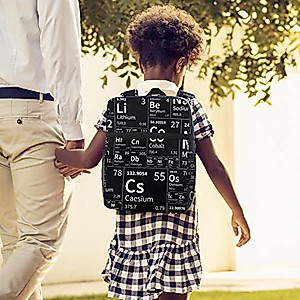 VBFOFBV Travel Backpack, Laptop Backpack for Women Men, Fashion Backpack, Blackboard Periodic Table of Chemical Elements