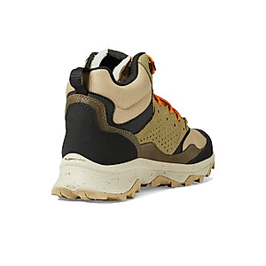 Merrell® Speed Solo Mid Waterproof Hiking Boots for Men – FloatPro™ Foam Midsole – Removable PU Footbed Clay/Olive 9 M