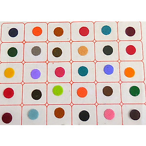 720 X Count Bindi dots Multi size multicolor Bindi Round Bindi Polka dots daily use bindi stickers (Multicolored)