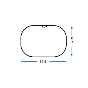 Ophthalmic Grey Universal Phoropter Refractor Protective Dust Cover Nylon Zipper 19" L x 13" W