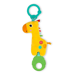 Bright Starts Tug Tunes On-The-Go Toy for Stroller and Carriers - Giraffe - Unisex, Newborn +