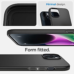 Spigen Thin Fit Designed for iPhone 14 Case (2022) - Black