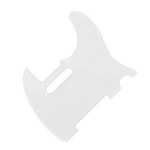 FLEOR 8 Hole TL Pickguard Scratch Plate with Pickguard Screws Set Fit USA/MX Standard TL Style Pickguard Replacement, 1Ply Transparent