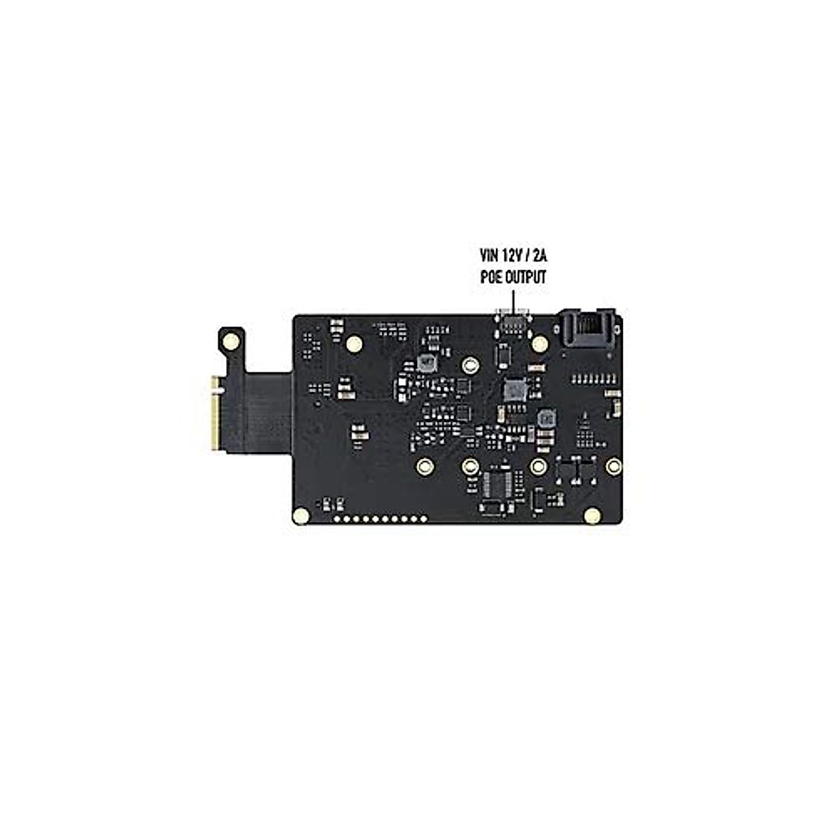 Khadas M2X Extension Board for Khadas VIM4(POE only with Power and Without Ethernet Data Support on VIM4)&VIM3/3L (Full-Featured, PCIe x1 Lane)&Edge-V (SSD-only, PCIe x4 Lane)&Quectel EM06 4G LTE