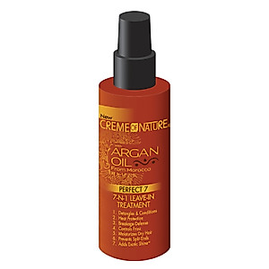 Creme Of Nature Argan Oil Leave-In 7-N-1 Treatment 4.23 Ounce (125ml) (2 Pack)