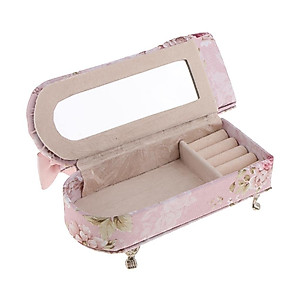 yotijar Flower Pink Fairy Furniture Jewellery Box Childrens Organiser Case Gifts - Sofa