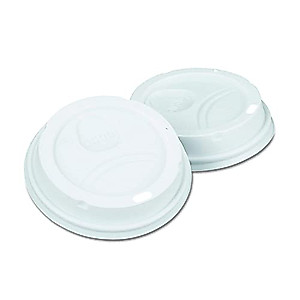 Dixie PerfecTouch WiseSize Coffee Design Insulated Paper Cup, 12oz Cups and Lids Bundle (12 oz, 50 Cups, 50 Lids)