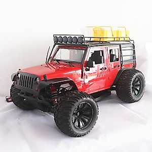 Maxmoral Mini Decoration Plastic Storage Box Accessories for 1/10 RC Rock Crawler Axial SCX10 RC Car Truck Parts Red