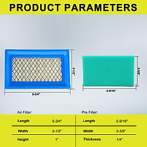 Butom 14 083 01-S Air Filter for Kohler Courage XT650 XT-7 XT-6 XT675 XTX775 XT775 XT149 HD775 XT173 XT800 Engines Lawn Mower Filter Replace 14 083 19-S 14 083 01-S1 14 083 04-S Pack of 3