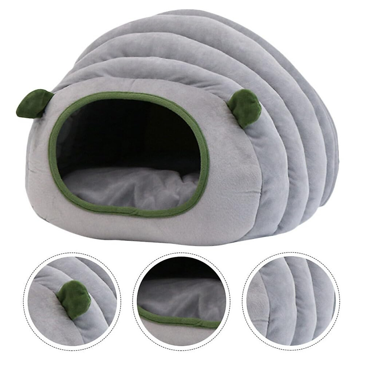 BCOATH Pet Bed 1pc Hamster Sleeping Nest Indoor Hedgehog Toys Pets Plush Hedgehog Beds for Indoor Hamsters Hamster Cage Warm Pet Bed Hamster Sleeping Bed Hedgehog Cage Grey