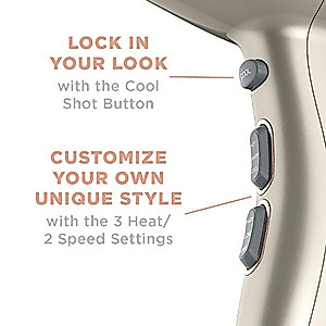 INFINITIPRO BY CONAIR Frizz Free Pro Hair Dryer ~ 2x the Shine - 3x the Frizz Control