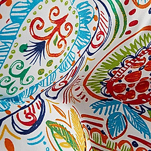 South Pine Porch Jamboree Paisley 72-inch Chaise Lounge Cushion, 1 Count (Pack of 1)