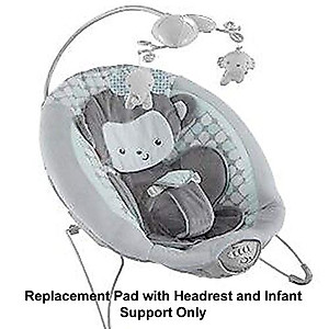 Replacement Seat Pad/Cushion/Cover for Fisher Price Sweet Surroundings Monkey Deluxe Bouncer (Model DTH01)
