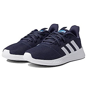 adidas Women's Puremotion Running Shoe, Shadow Navy/White/Flash Orange, 7.5