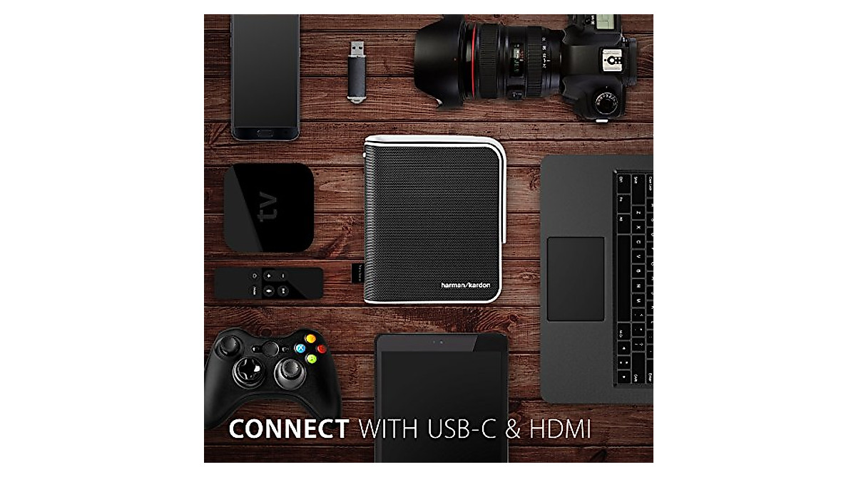 ViewSonic M1 Portable LED Projector with Harman Kardon Speakers