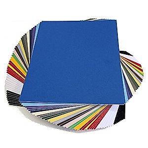 topseller100, Pack of 50 Sheets 8x10 Uncut matboard/mat Boards (Mix)