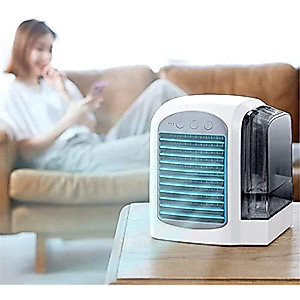 XXY216 Breeze Maxx Air Cooler,Personal Space Mini Evaporative Air Cooler,Portable 3-in-1 Air Cooling Purification Humidifier-for Camping/Home/Office (Grey)