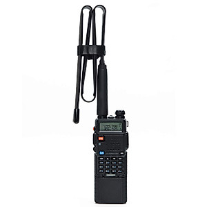 29-inch Ham Radio Antenna 2-Pack VHF UHF SMA Female CS Tactical Foldable Antenna for Baofeng UV-5R BF-F8HP Retevis RT22 RT21 RT68 H-777 Arcshell AR-5 Handheld Ham Radio