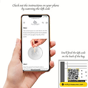 Milky Treasures Preservation Powder for DIY Breastmilk Jewelry | Breastfeeding Keepsake | New Mom Gifts for Pregnant Women | Mix with UV Resin or Epoxy | Mother's Day (0.5 oz)