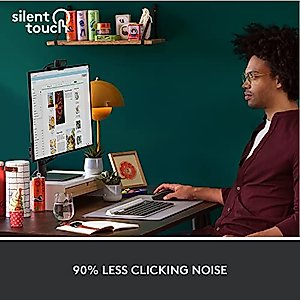Logitech Signature M650 Wireless Mouse - For Small to Medium Sized Hands, 2-Year Battery, Silent Clicks, Customizable Side Buttons, Bluetooth, for PC/Mac/Multi-Device/Chromebook - Black