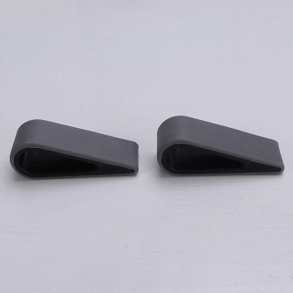 jojofuny 2Pcs Universal Laptop Computer Keyboard Stands Anti-Slip Silicone Tilting Wedge Riser Holder Portable Ventilated Stand for Notebook