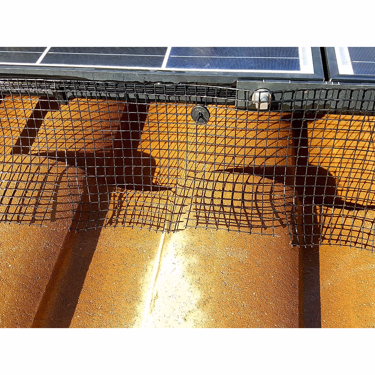 Bird Barrier Wire Mesh Screen for Solar Panel Protection 100’ X 12” X 1/2” Black PVC Coated, Protect Your Solar Panels - Fastener Clips Sold Separately