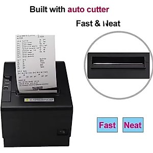 pos kithcen printer,Bluetooth Ethernet/LAN 80mm Restaurant Auto cutter wireless android thermal receipt bill ticket printer,NOT for ios/ipad/MAC/Doordash/Square/Uber(Bluetooth+LAN/Ethernet+USB)