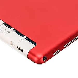 PUSOKEI Tablet 10.1in, 1960x1080 HD IPS Display, 6GB RAM 128GB ROM, 2.4G 5G WiFi Dual BandTablet, Android 11.0 Tablet with Dual Camera for Adults and Children(US Plug)