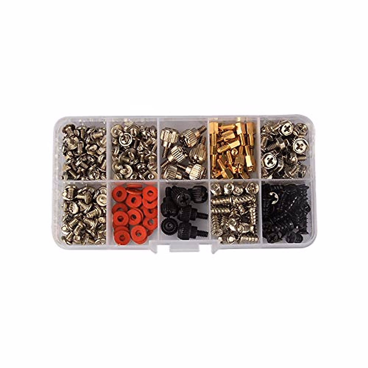 228PCS Motherboard Screws Nuts Repair Tool Hard Disk DIY Chassis Fan Optical Drive Fixing Motherboard Repair Tool SCRW-032000