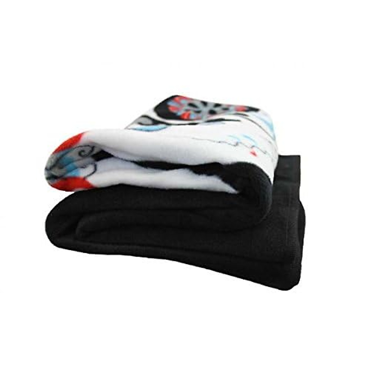 Infinity Republic - Sugar Skull Halloween Soft Fleece Throw Blanket - 50x60 Perfect for Living Rooms, bedrooms, Kids' Rooms, Outdoors!