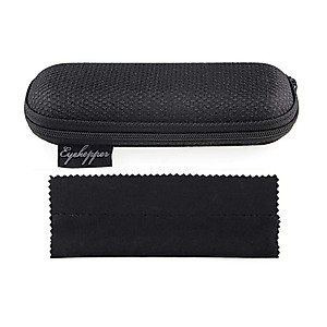 Eyekepper Frameless Blue Light Blocking Glasses - Round Rimless Computer Reading Glasses Men Women Gold +2.00