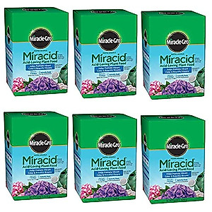 Scotts Company Miracle-GRO 1750011 Water Soluble Miracid Acid-Loving Plant Food, 1-Pound (6)