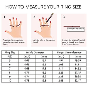 GLOQUAT Dainty Rings 925 Silver Plated Ring V Design Cubic Zirconia Stackable Rings Wedding Band with Clear CZ Statement Promise Rings Eternity Rings Diamond Fake Engagement Rings for Women Ring Size 7